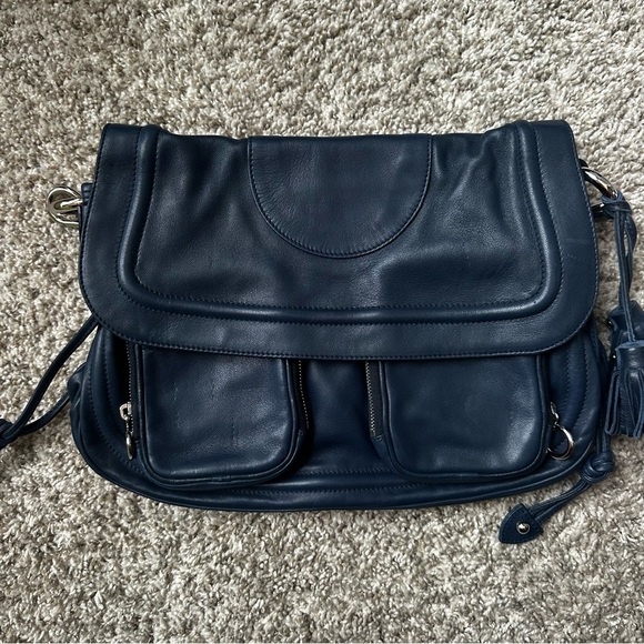 Marc Jacobs | Bags | Vintage Marc Jacobs Angela Shoulder Bag In Navy ...